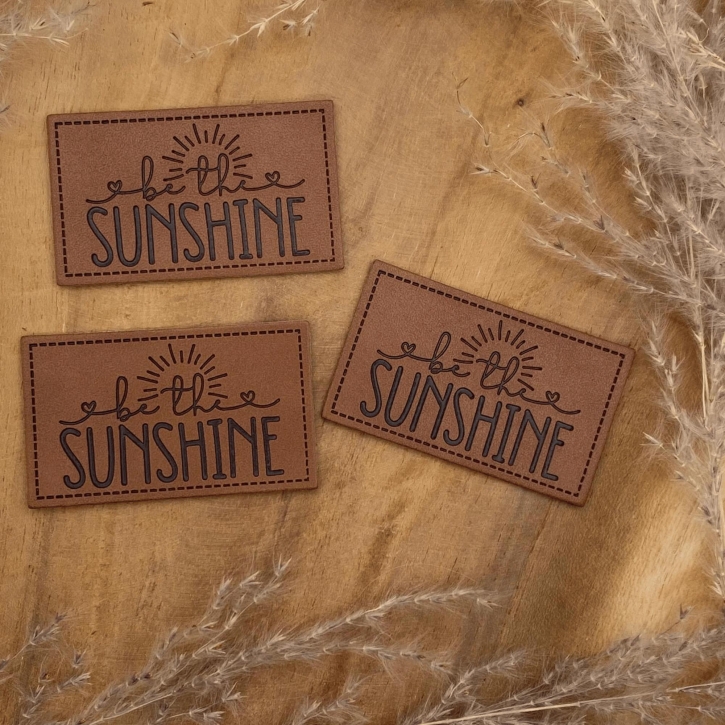 Be the sunshine | Label - at fabrilogy™