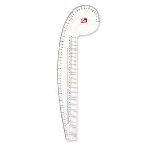 Curved ruler armhole and arm ball - at fabrilogy™