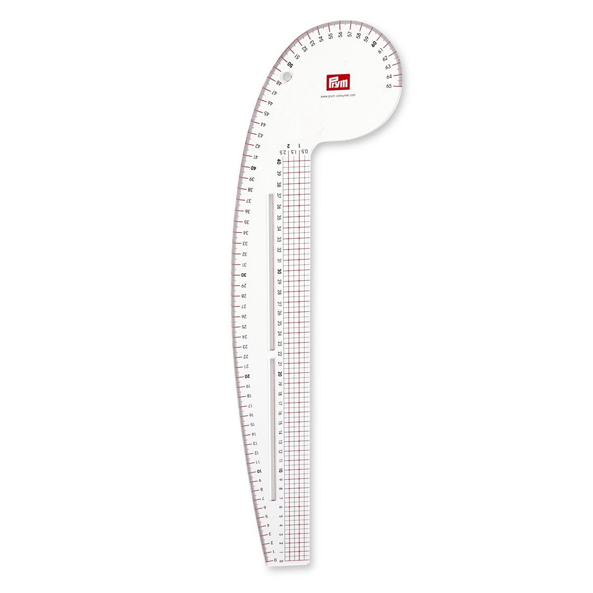 Curved ruler armhole and arm ball-6-611501